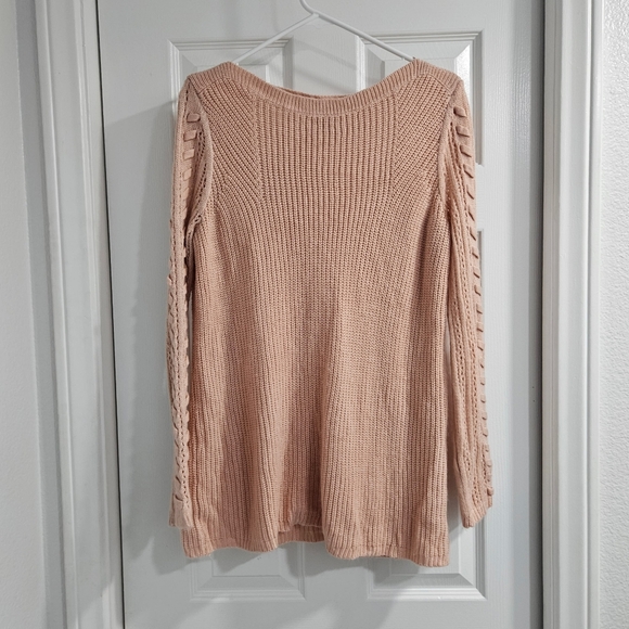 St. John's Bay | Sweaters | St Johns Bay Soft Pink Knit Sweater | Poshmark